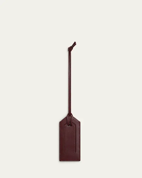 Bottega Veneta Intrecciato Leather Tag Holder On Strap
