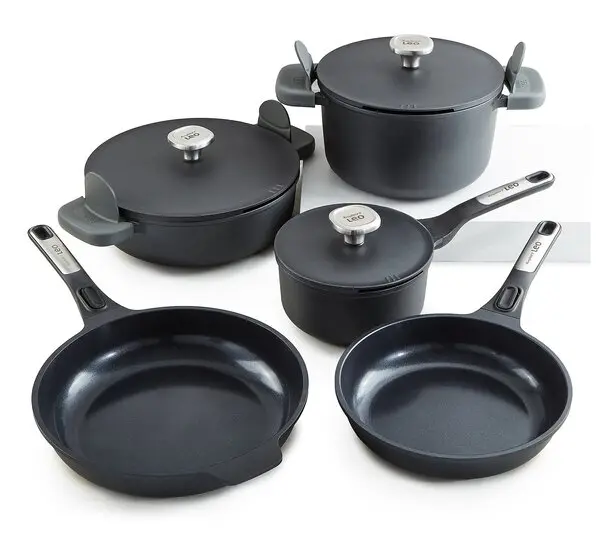 BERGHOFF Phantom 8-pc Nonstick Ceramic Cookware Set, Recycled - One-color