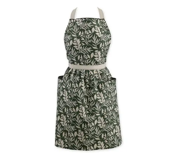 DESIGN IMPORTS Garden Greens Printed Apron - One-color