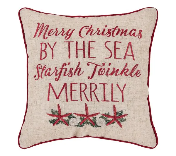 VALERIE PARR HILL Starfish Twinkle Pillow Valerie - One-color