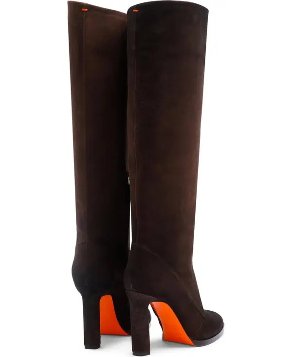 Santoni Andy Suede Boots - Brown