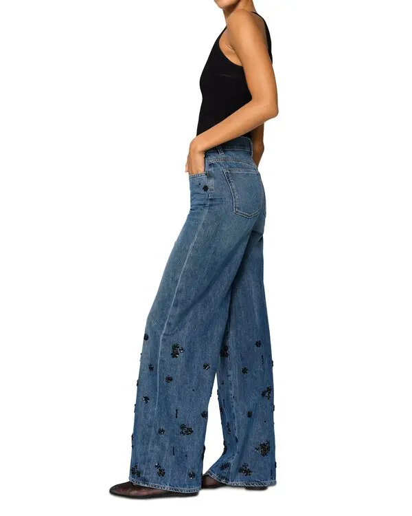 DL1961 Hepburn Wide Leg High Rise Jeans