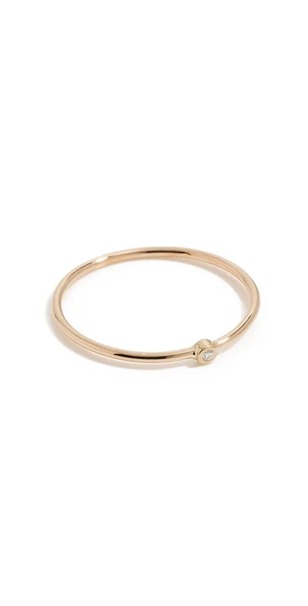 Zoe Chicco 14k Gold Diamond Band Ring - 14k Yellow Gold