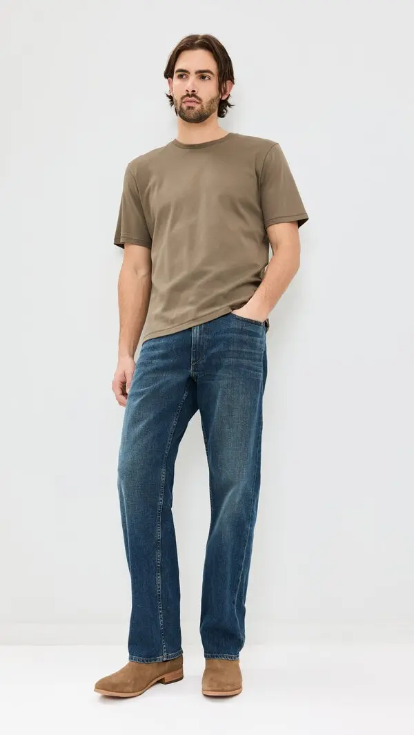 Rag & Bone Pima Interlock Tee - Army