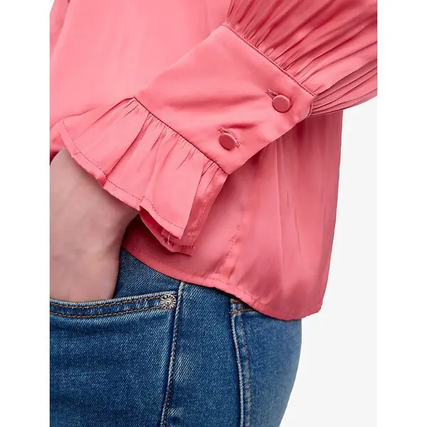 Zadig&Voltaire Wing-embellished Satin Shirt - Tea Rose