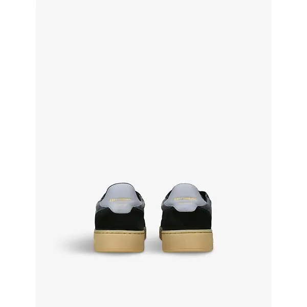 Axel Arigato Dice Leather And Suede Low-top Trainers - Black