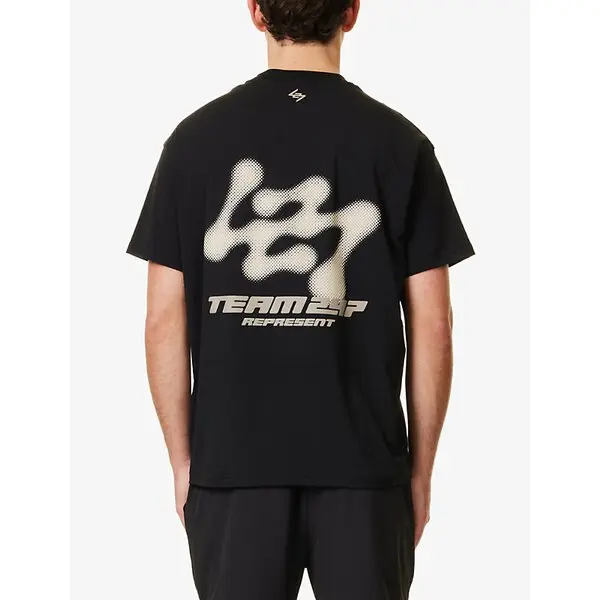 247 By Represent Future Terrain Logo-Print Short-Sleeve Stretch