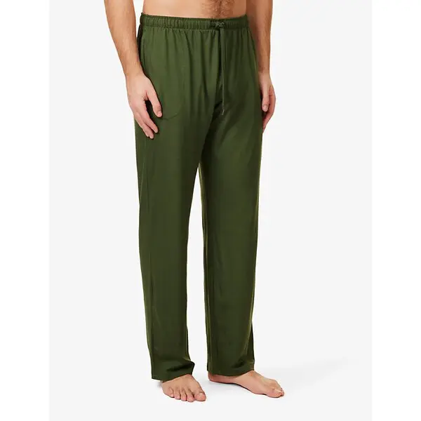Derek Rose Basel 15 Relaxed-fit Straight-leg Stretch-jersey Pyjama Bottoms