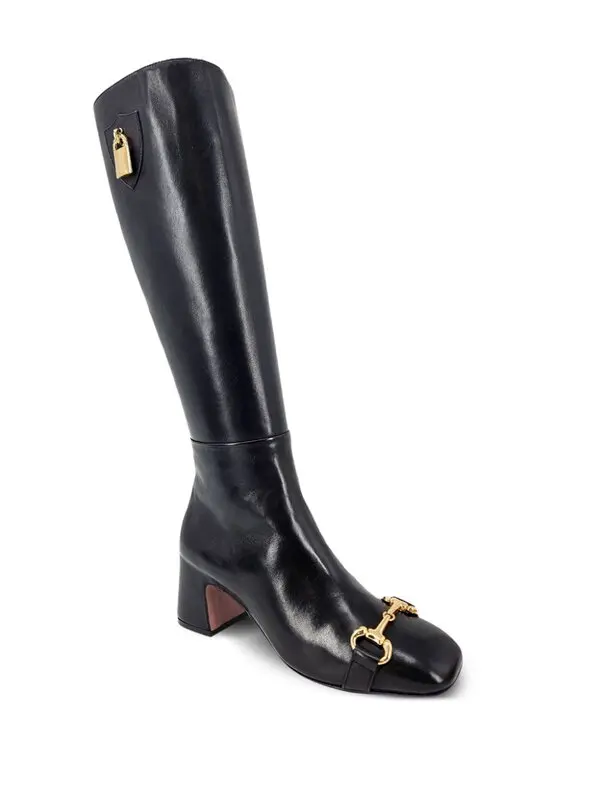 MADISON MAISON Above-knee Leather Boots - Black