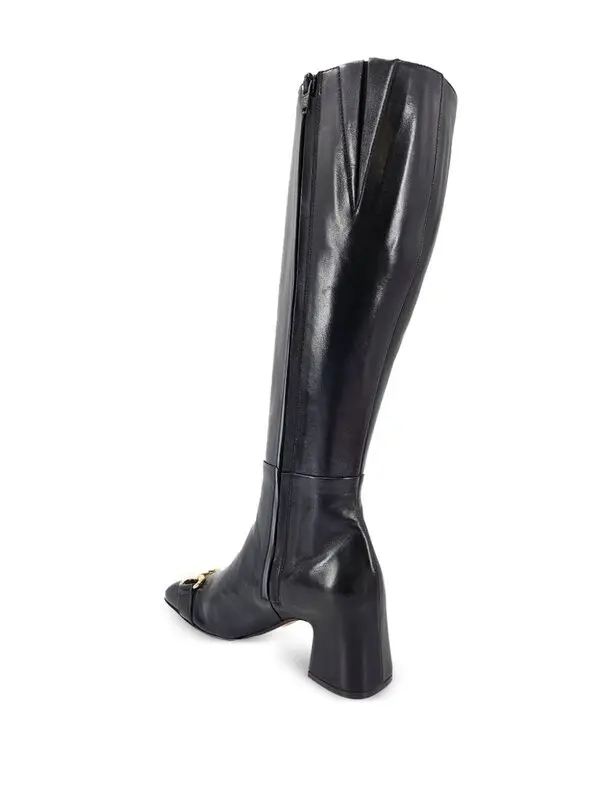 MADISON MAISON Above-knee Leather Boots - Black