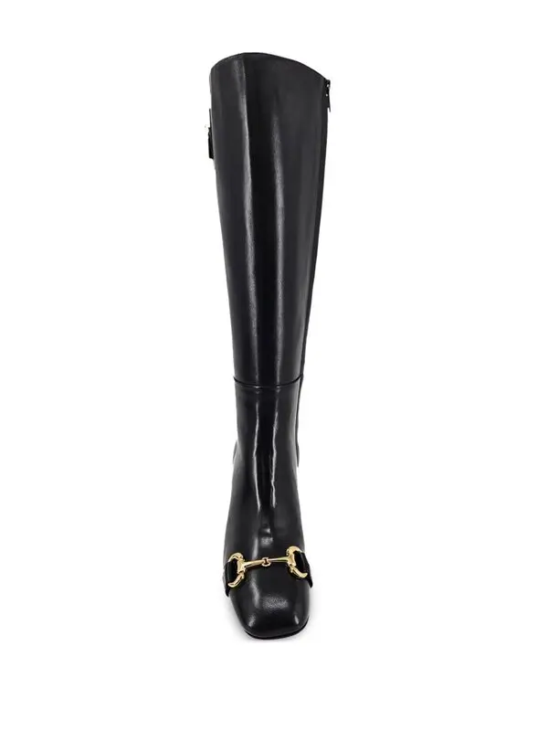 MADISON MAISON Above-knee Leather Boots - Black