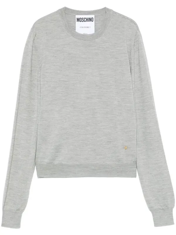Moschino Fine-knit Sweater - Grey