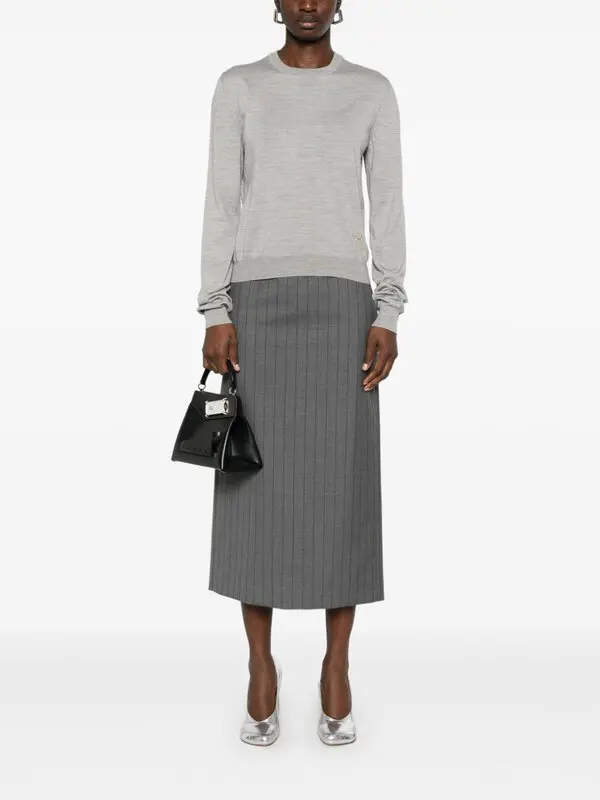 Moschino Fine-knit Sweater - Grey