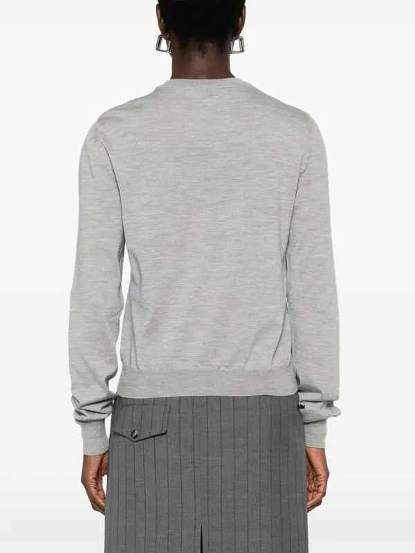 Moschino Fine-knit Sweater - Grey