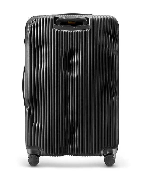 CRASH BAGGAGE Stripe Suitcase - Black