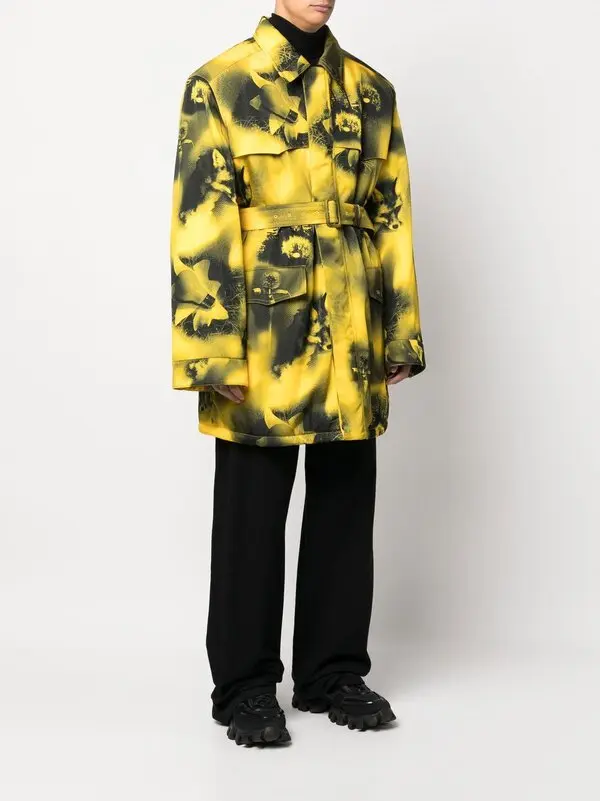 Prada Re-nylon Printed Parka Coat