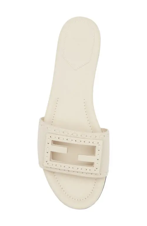 Fendi Signature Slide Sandal - Camelia