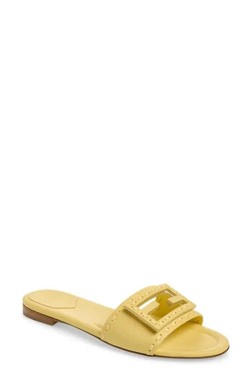 Fendi Signature Slide Sandal - Light Sorbetto