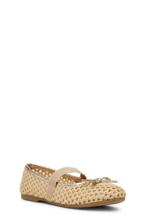 Dolce Vita Monay Ballet Flat - Gold Raffia
