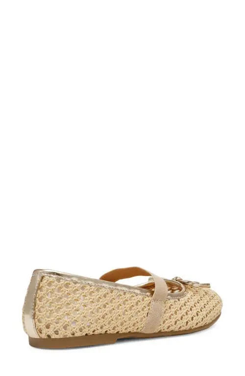 Dolce Vita Monay Ballet Flat - Gold Raffia