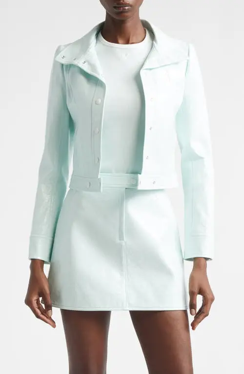 COURREGES Re-edition Vinyl Jacket - Light Mint