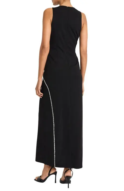 Maggy London Embellished Trim Gown