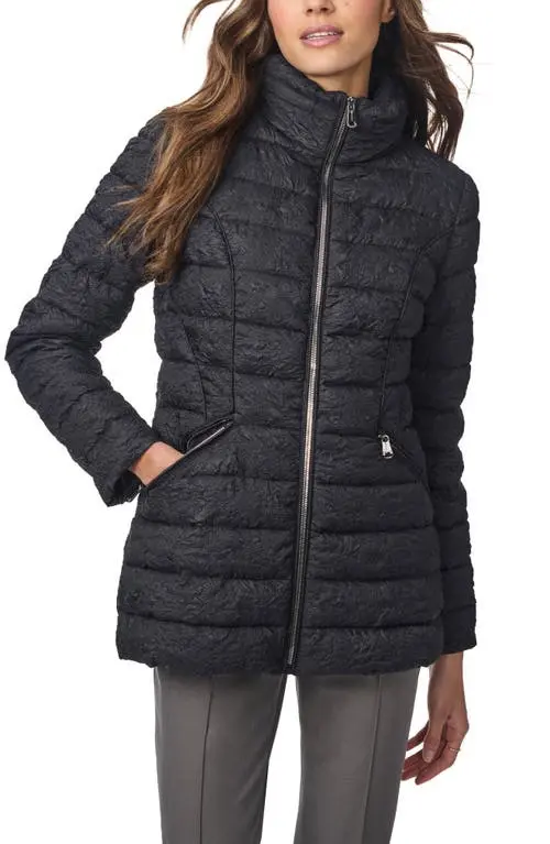 Bernardo Jacquard Puffer Jacket