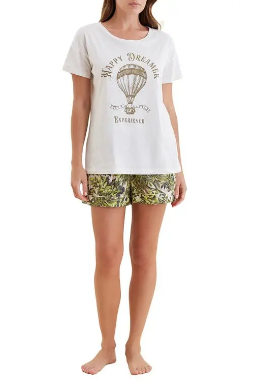 PAPINELLE X Karen Walker Happy Dreamer Short Pajamas - Citronelle