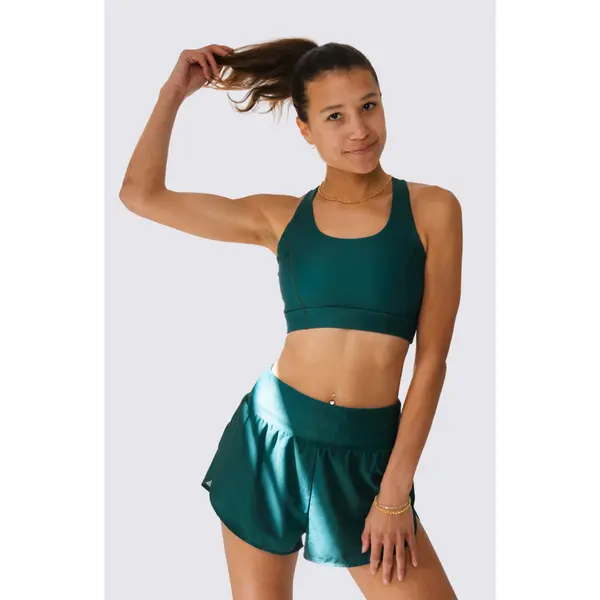 COOLDOWN Alkal Running Shorts - Midnight Green