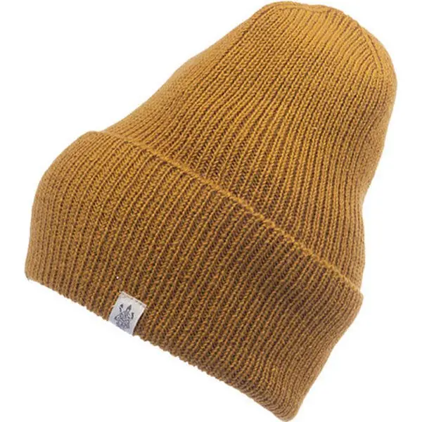 NIRVANNA DESIGNS Troubadour Rib Fold Beanie - Honey