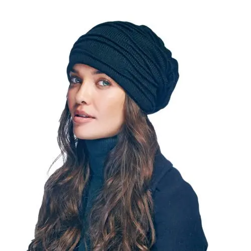 NIRVANNA DESIGNS Branch Out Slouch Beanie - Black