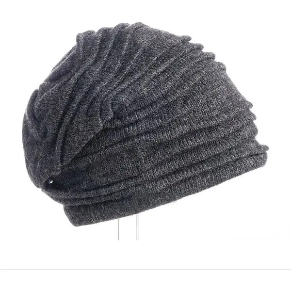 NIRVANNA DESIGNS Branch Out Slouch Beanie - Charcoal