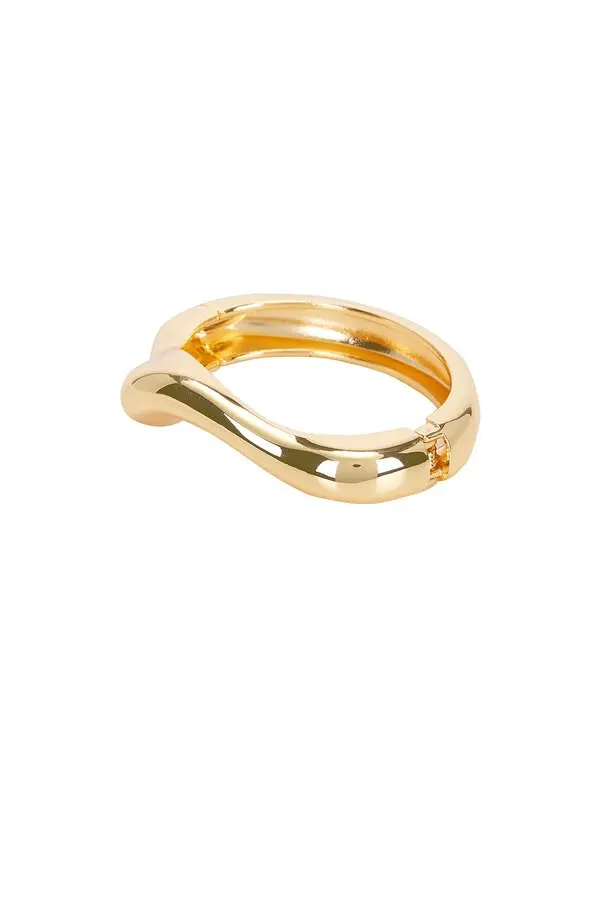JORDAN ROAD Rowan Bangle Bracelet - 14k Gold Plated Brass