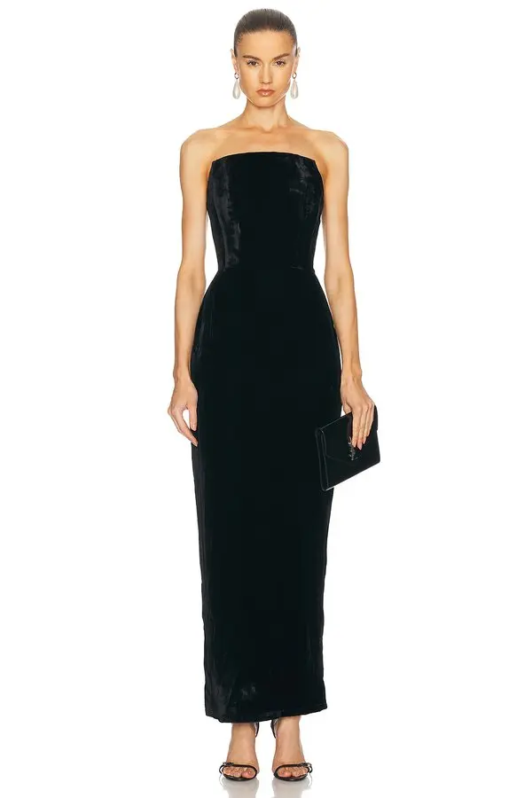 Lpa Emery Velvet Maxi Dress
