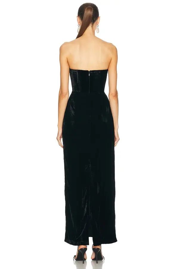 Lpa Emery Velvet Maxi Dress