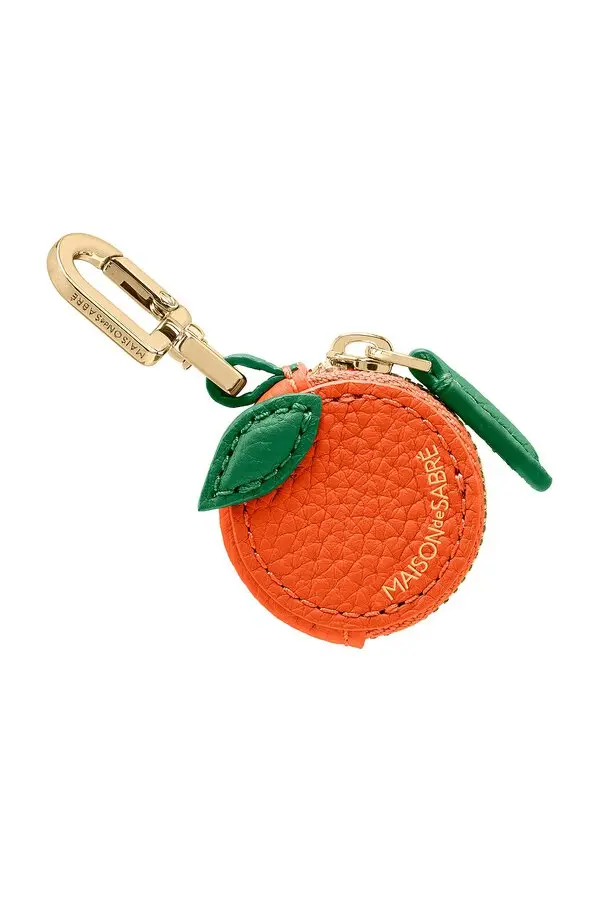 MAISON DE SABRE Sabrémoji Fruit Charm In Orange - Orange Charm