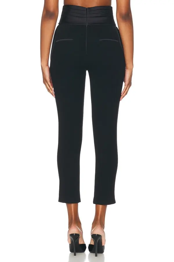 SANS FAFF Tuxedo Cigarette Pant - Black