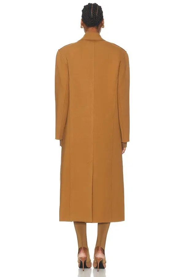 Norma Kamali Oversized Double Breasted Midcalf Coat