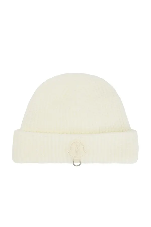 Moncler X Willow Smith Wool Beanie - Cream