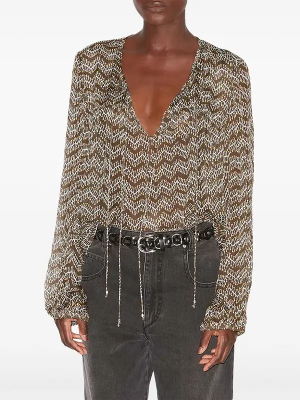 MARANT ETOILE Advika Top - Black