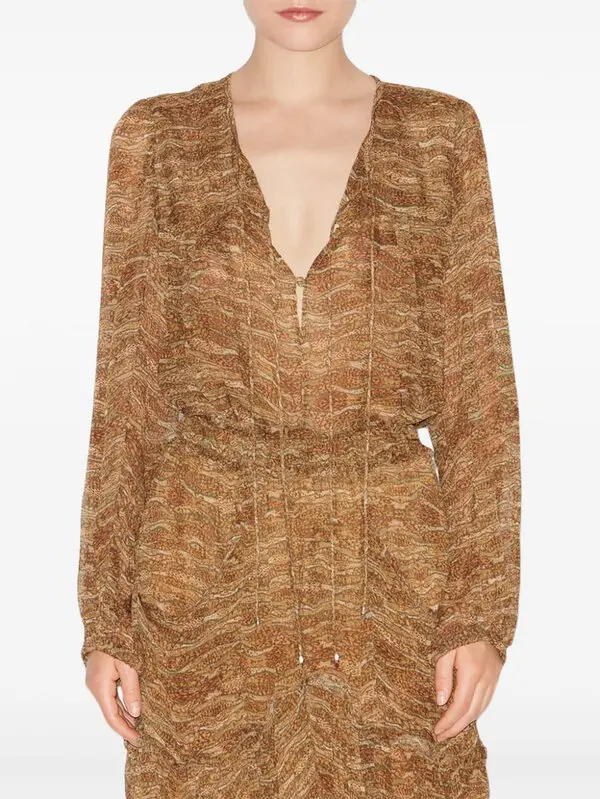 MARANT ETOILE Advika Top - Brown