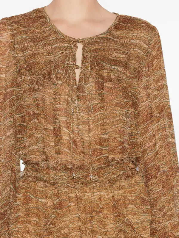 MARANT ETOILE Advika Top - Brown