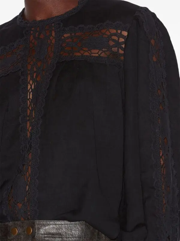 MARANT ETOILE Valmira Top - Black
