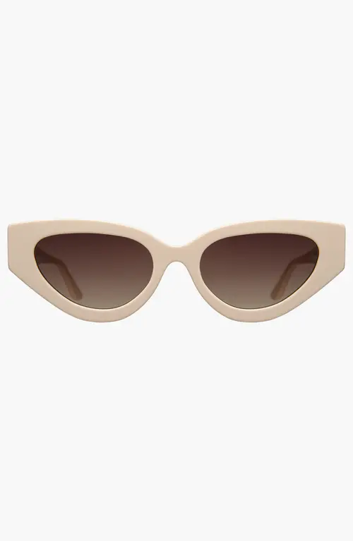 Illesteva Mary Lou Sunglasses - Cream / Brown