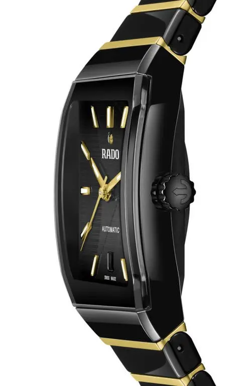 RADO Anatom Automatic Ceramic Bracelet Watch - Black