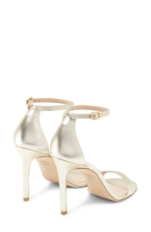 STUART WEITZMAN Nudist Ii Sandal 100 - Light Gold