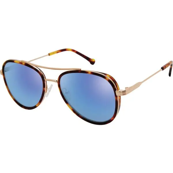 COLORS IN OPTICS Hampton Sunglasses - Tortoise Gold