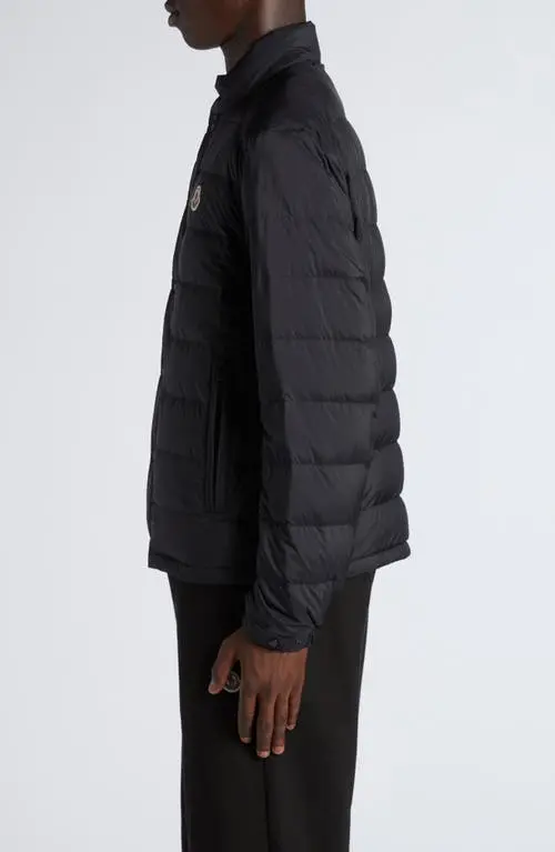 Moncler Channel-quilted Down Jacket - Black