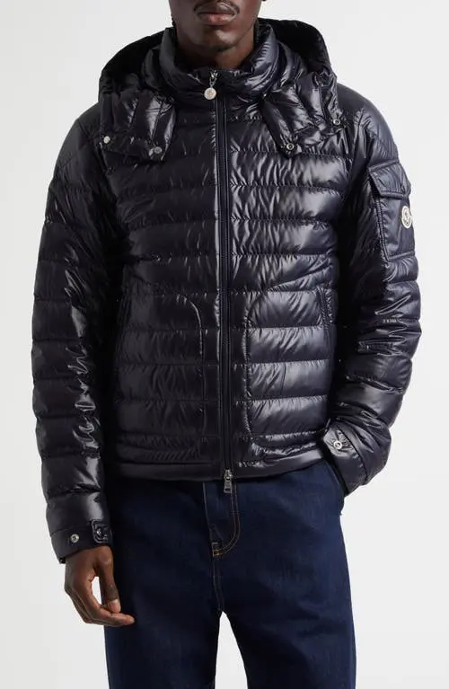 Moncler Lauros Down Jacket - Dark Navy Blue