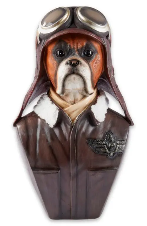 BEY-BERK Pilot Dog Decoration